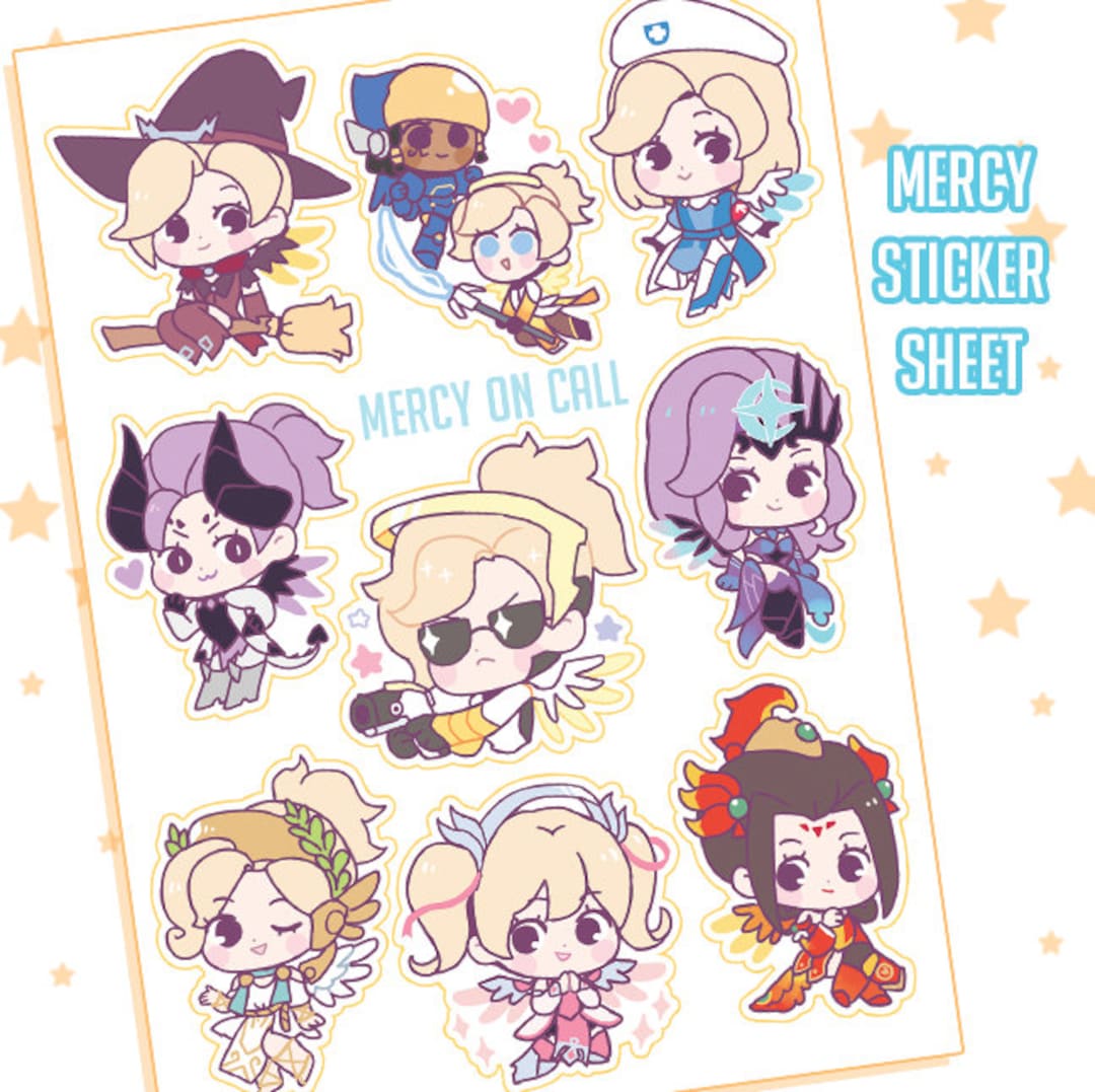 Mercy Love Sticker Sheet - Etsy