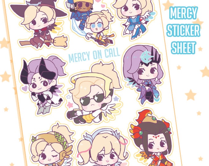 Mercy Love Sticker Sheet - Etsy