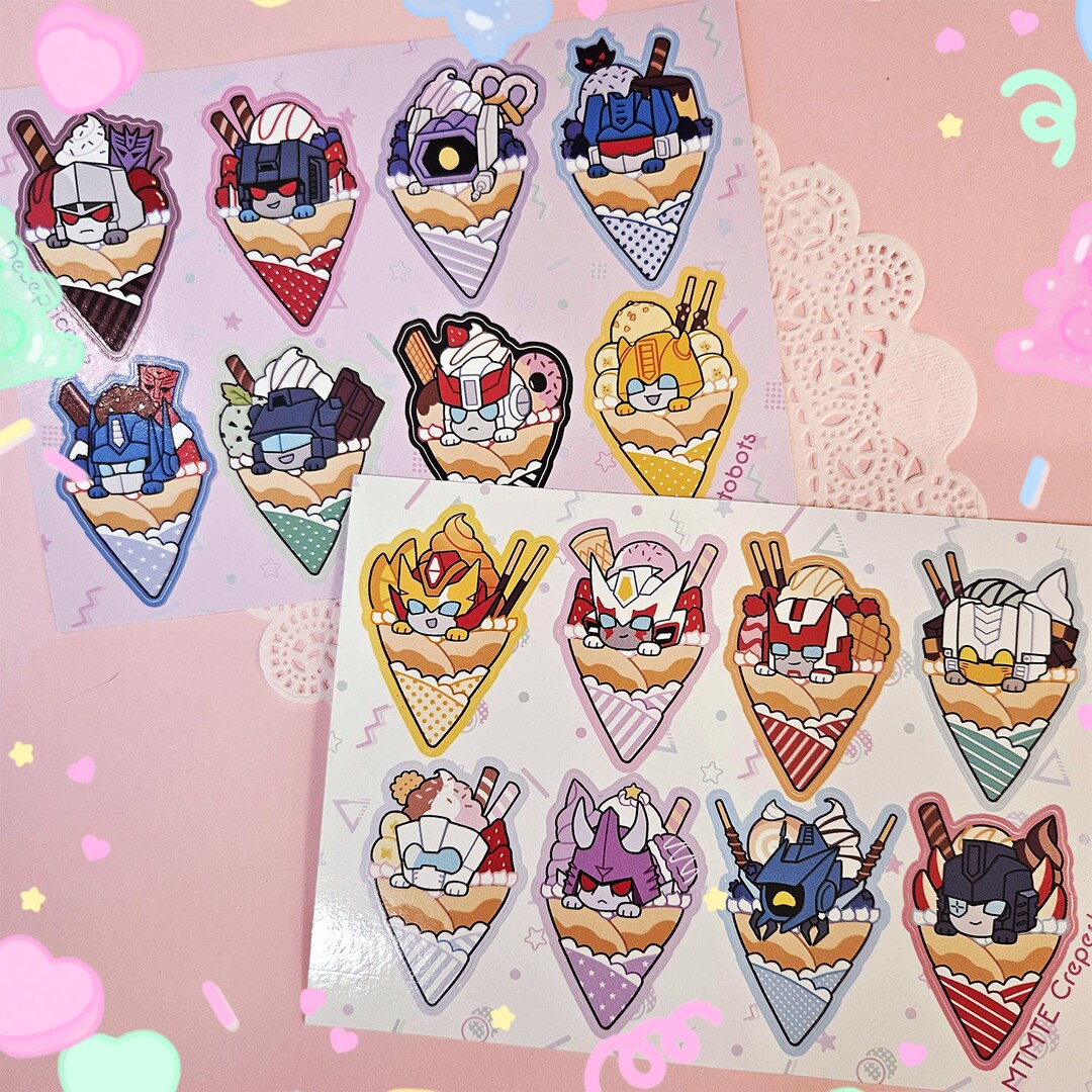 TF G1 MTMTE Crepe Sticker Sheet - Etsy