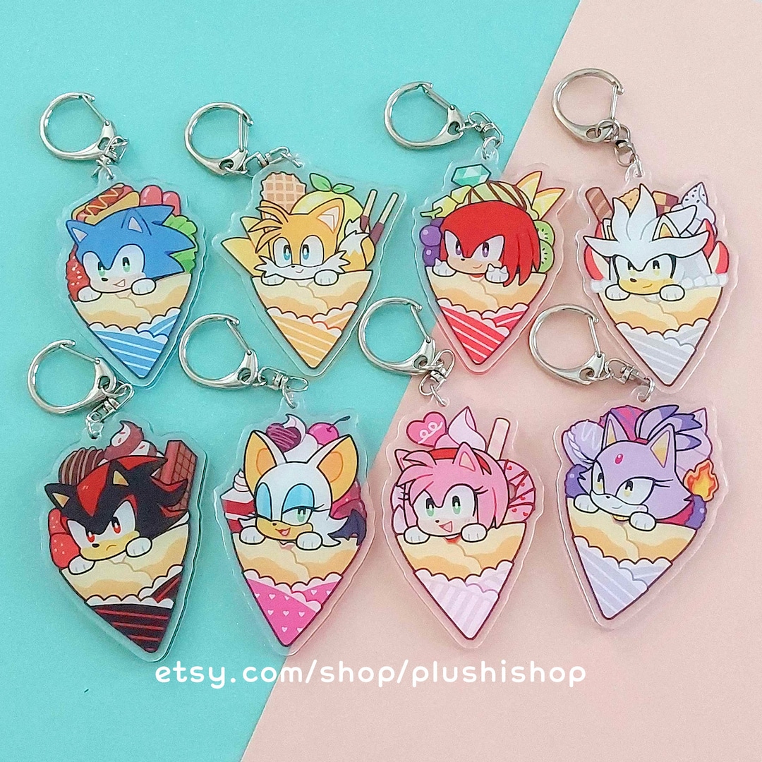 Sonic Crepes Keychains - Etsy