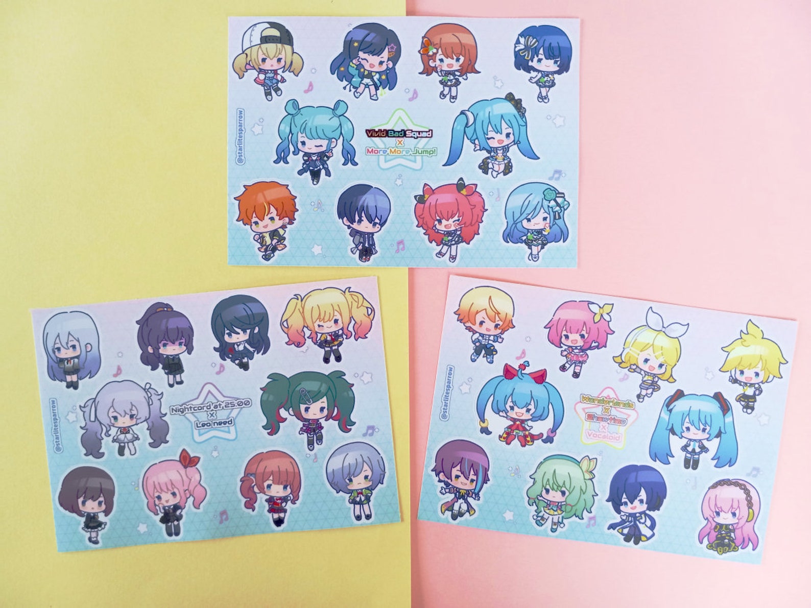 Colorful Stage Sticker Sheet - Etsy