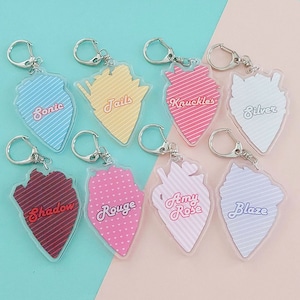 Sonic Crepes Keychains - Etsy