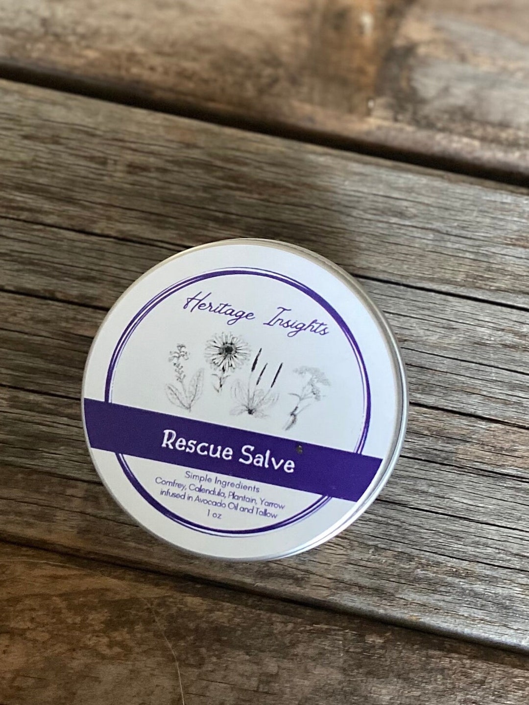 All-natural Rescue Salve: Plant-based Herbal Balm - Etsy