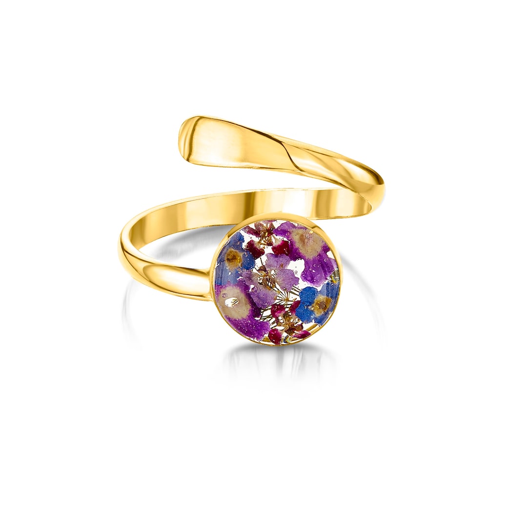 Flower Jewellery by Shrieking Violet® Gold-plated Sterling Silver ...