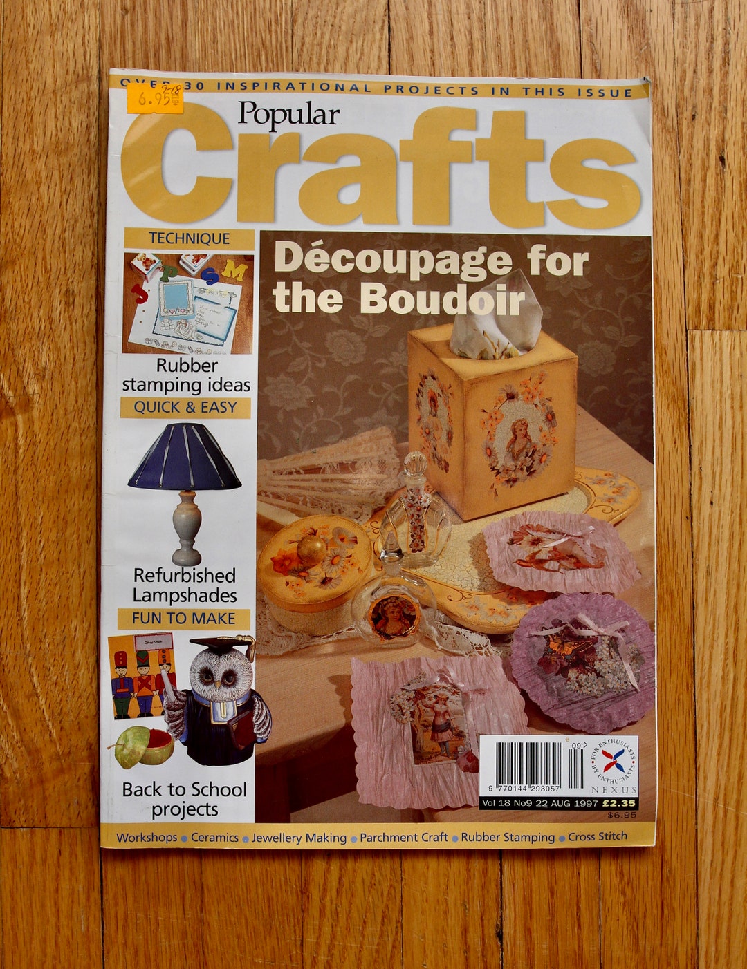 Vintage Popular Crafts Magazine 22 August 1997 - Etsy