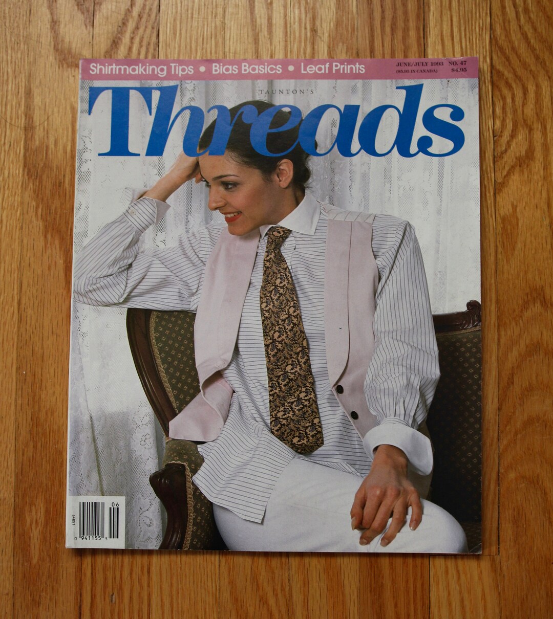 Vintage Sewing Magazine - Threads Magazine June/july 1993 - Etsy