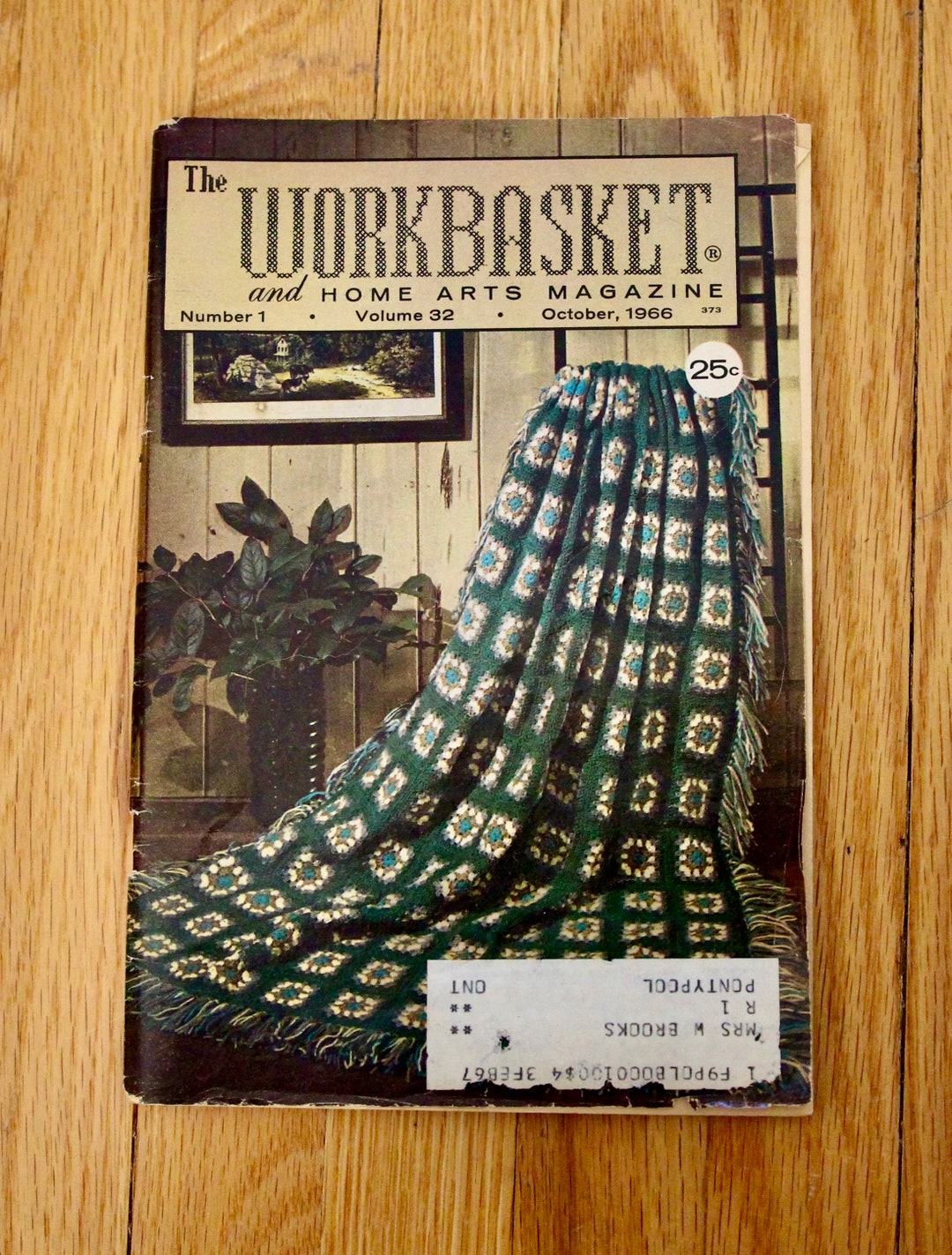 Vintage Workbasket Magazine October 1966 - Etsy