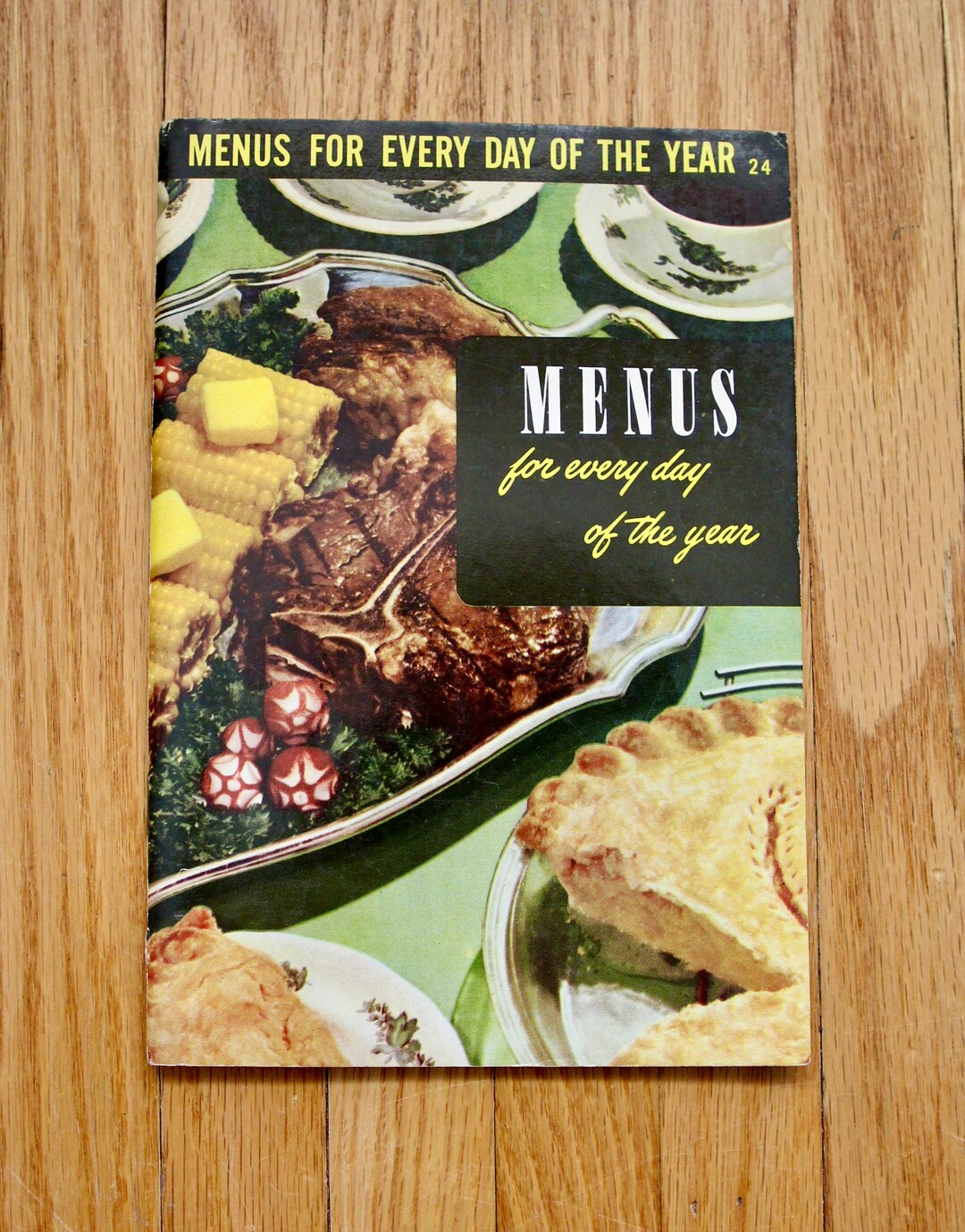 Vintage Cookery Booklet - Menus for Every Day of the Year - Etsy