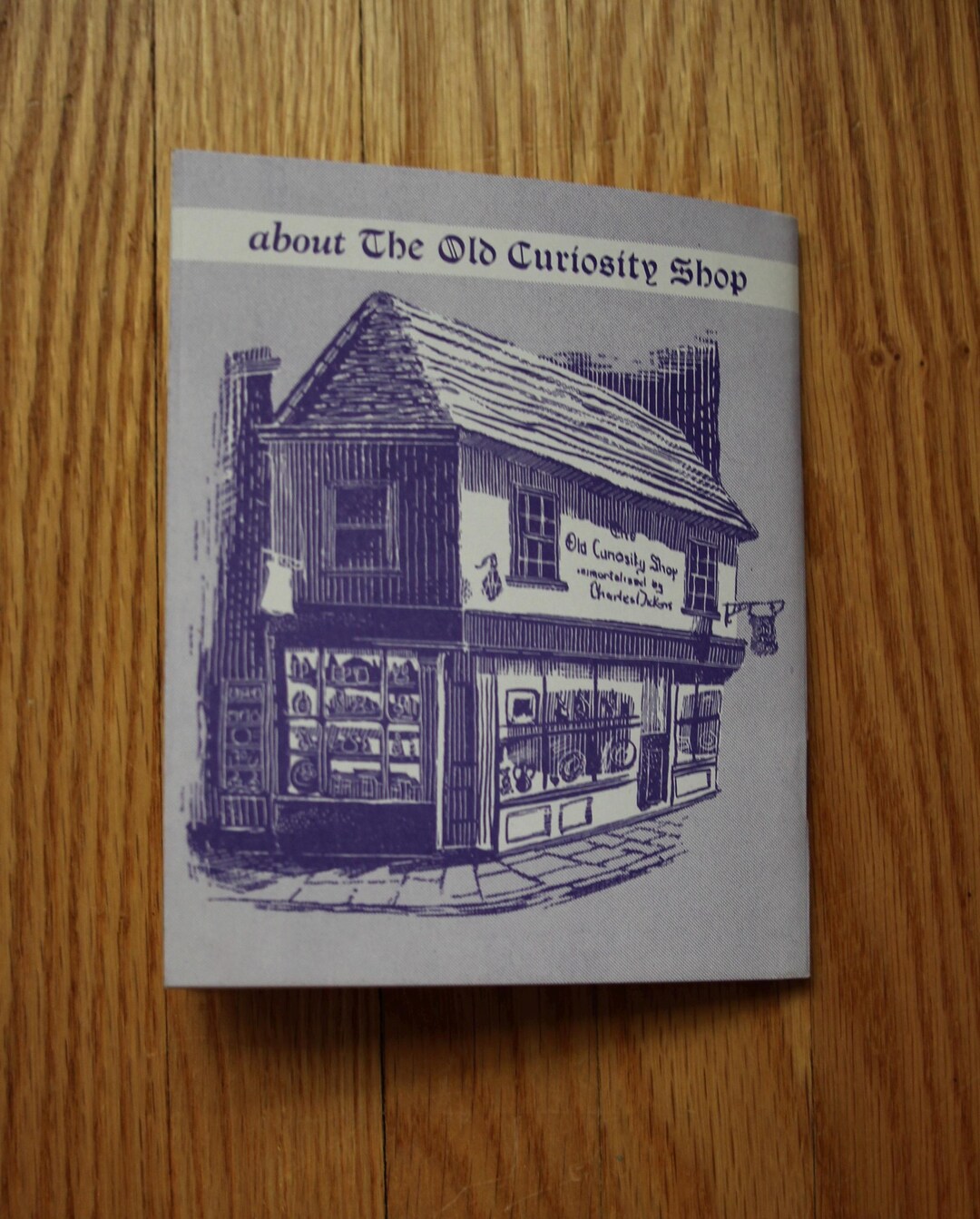 Vintage Souvenir Booklet - the Old Curiosity Shop - Etsy