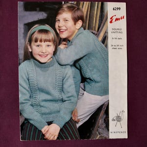 Vintage Knitting Patterns Collection of 10 Emu Children's Patterns - Etsy