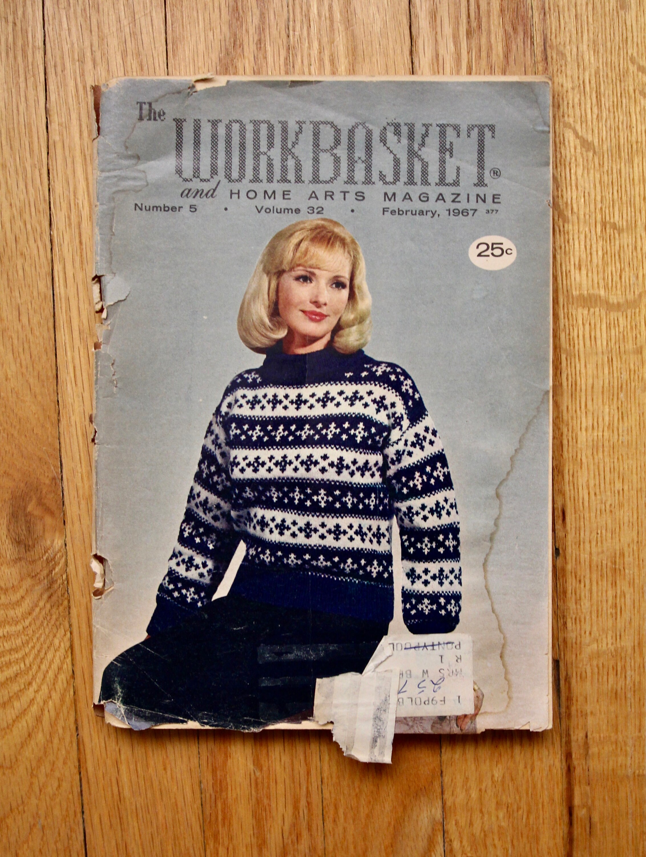 Vintage Workbasket Magazine February 1967 - Etsy