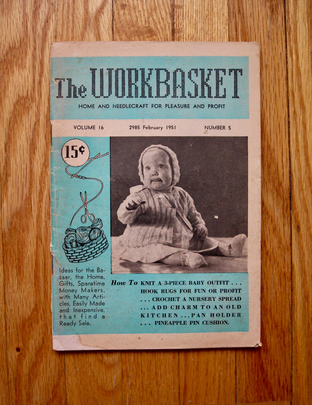 Vintage Workbasket Magazine February 1951 - Etsy