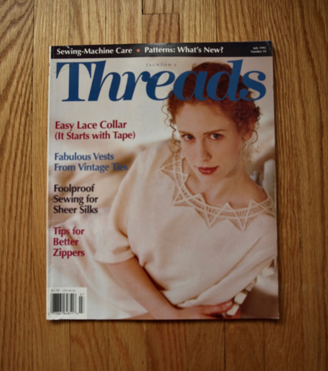 Vintage Sewing Magazine - Threads Magazine July 1995 - Etsy