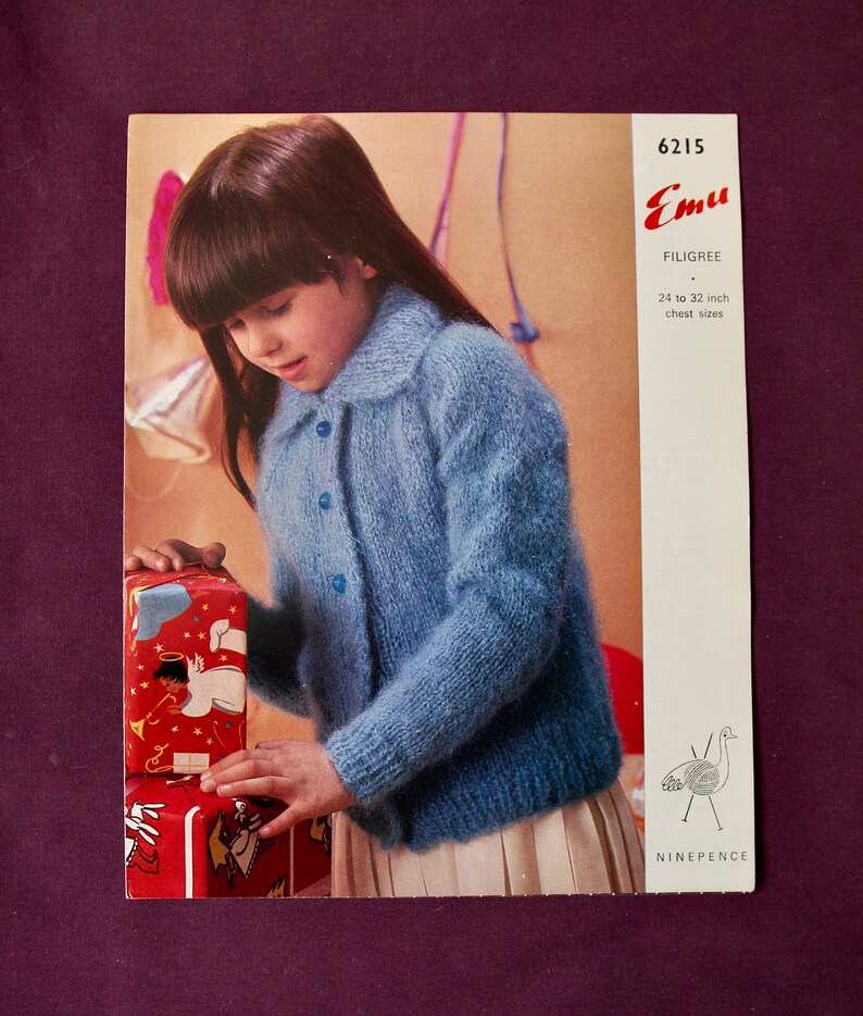 Vintage Knitting Patterns Collection of 10 Emu Children's Patterns - Etsy