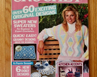 Vintage Craft Magazine - White Crochet - Etsy