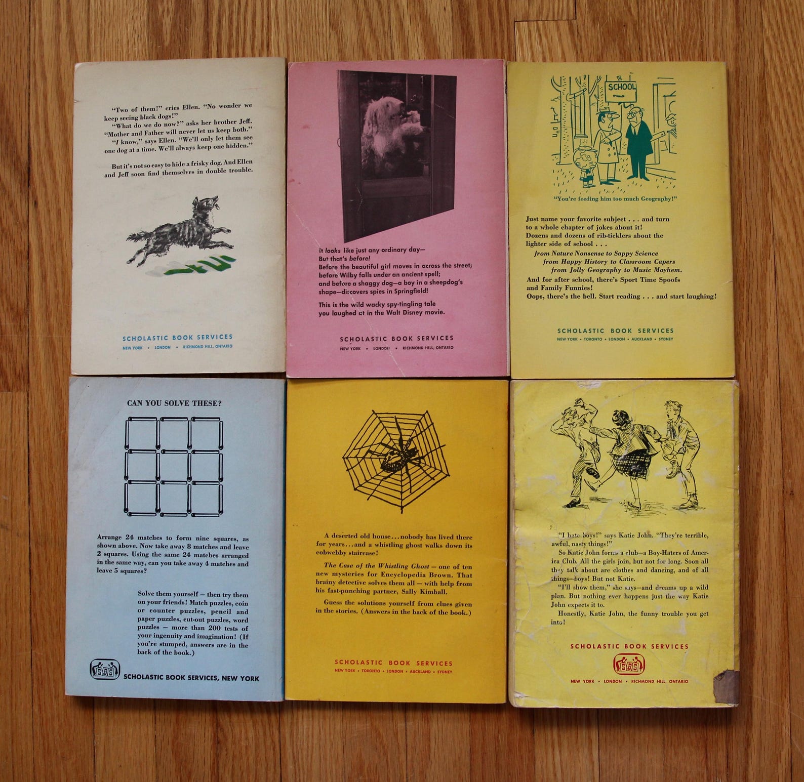 Vintage 1960's Scholastic Books Collection 4 - Etsy