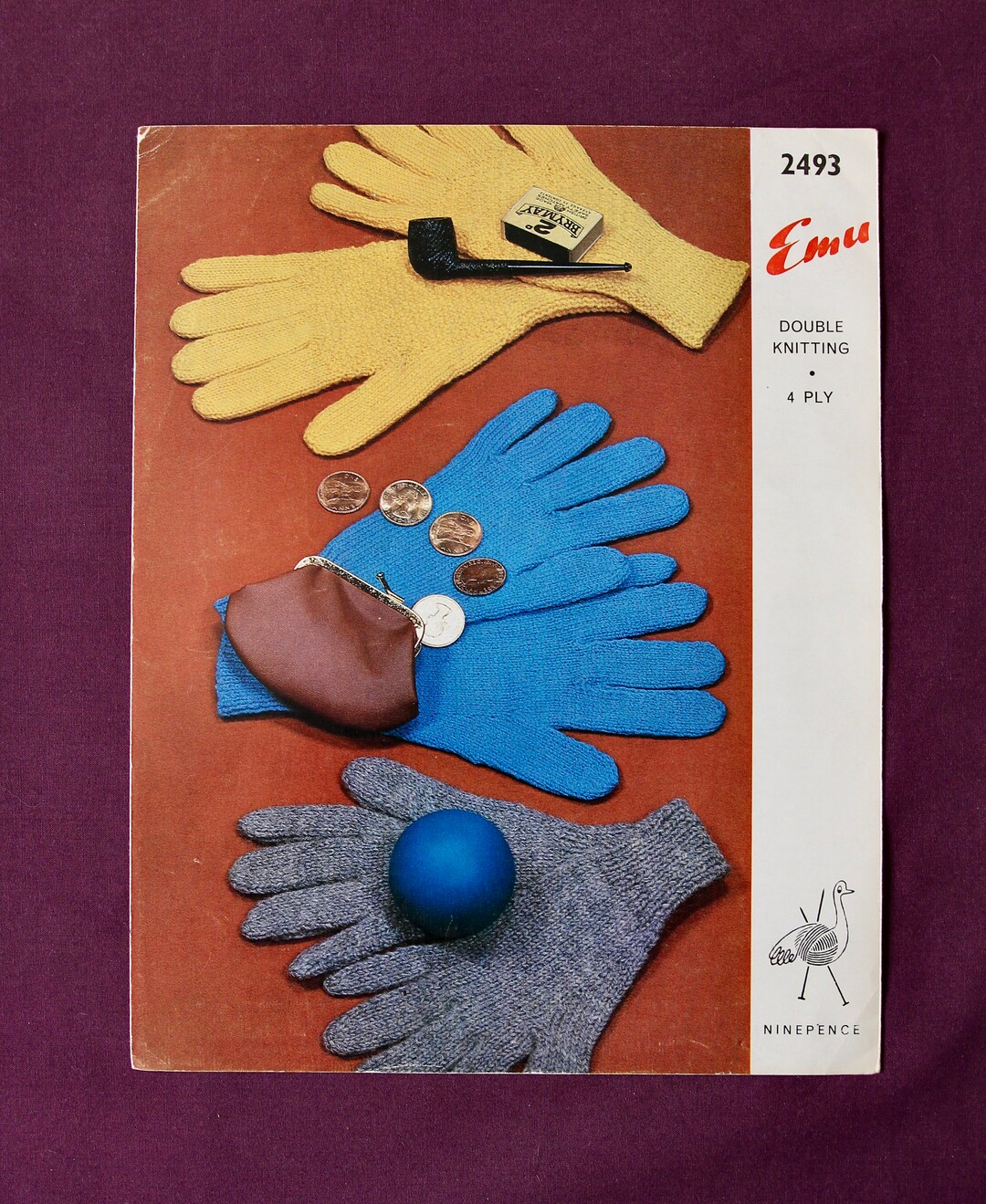 Vintage Knitting Patterns - Mixed Bag Collection of Emu Patterns - Etsy