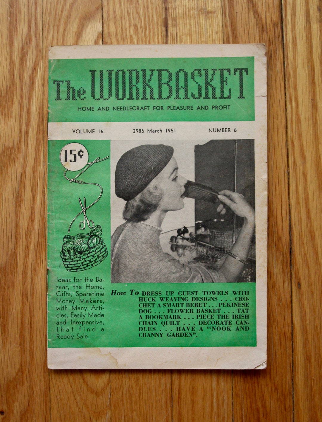 Vintage Workbasket Magazine March 1951 - Etsy