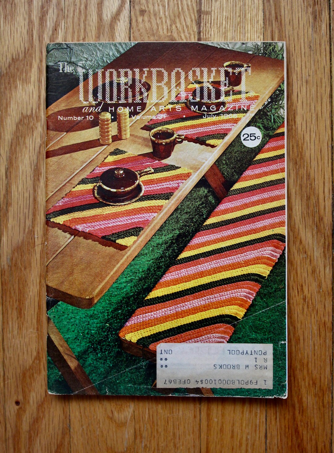 Vintage Workbasket Magazine July 1966 - Etsy