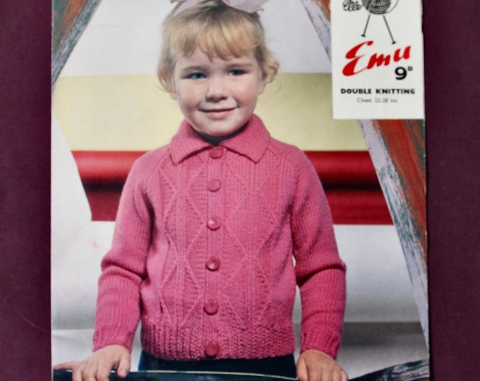 1960s His and Hers Emu Knitting Pattern - Etsy Canada