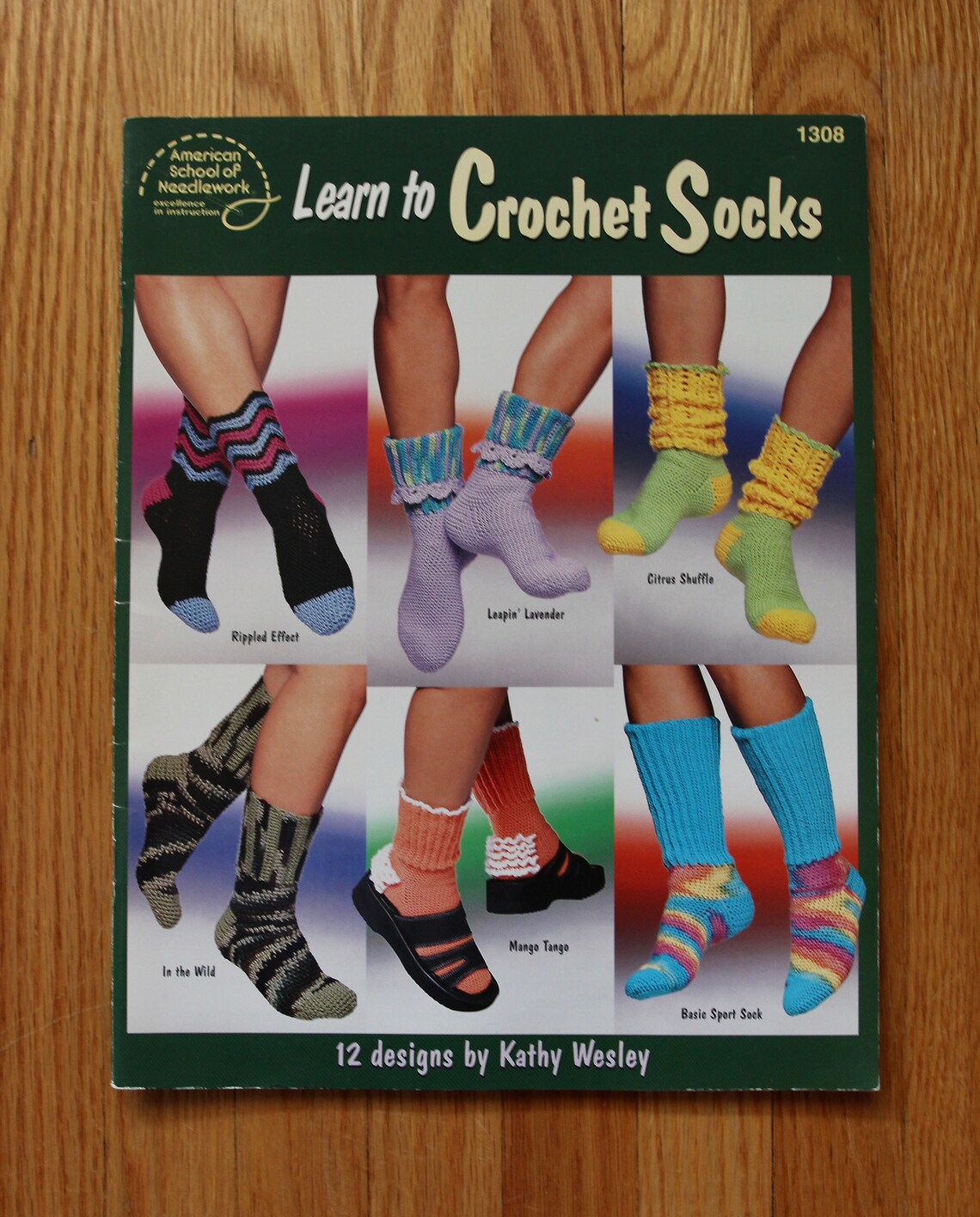 Vintage Craft Booklet Learn to Crochet Socks - Etsy