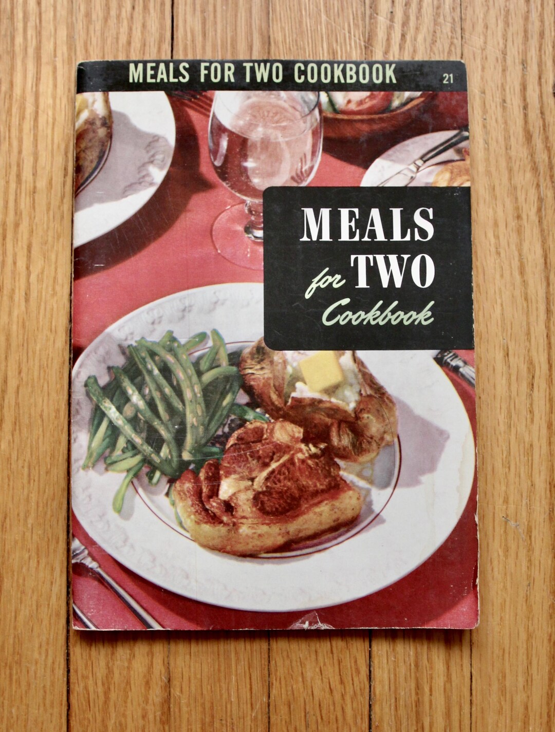 Vintage Cookery Booklet - Meals for Two Cookbook - Etsy