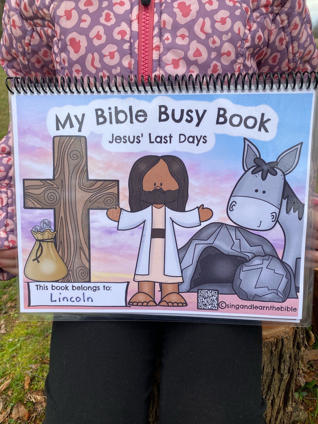 Printable Bible Busy Book, Jesus' Last Days, Easter Story Busy Book for ...