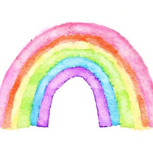 Rainbow Wall Decals , Rainbow Watercolor , Rainbow Sticker,rainbow Wall ...
