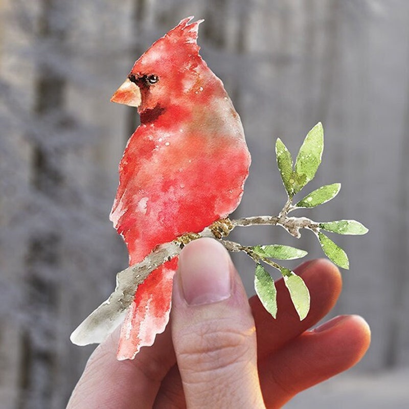 Cardinal Decal - Etsy