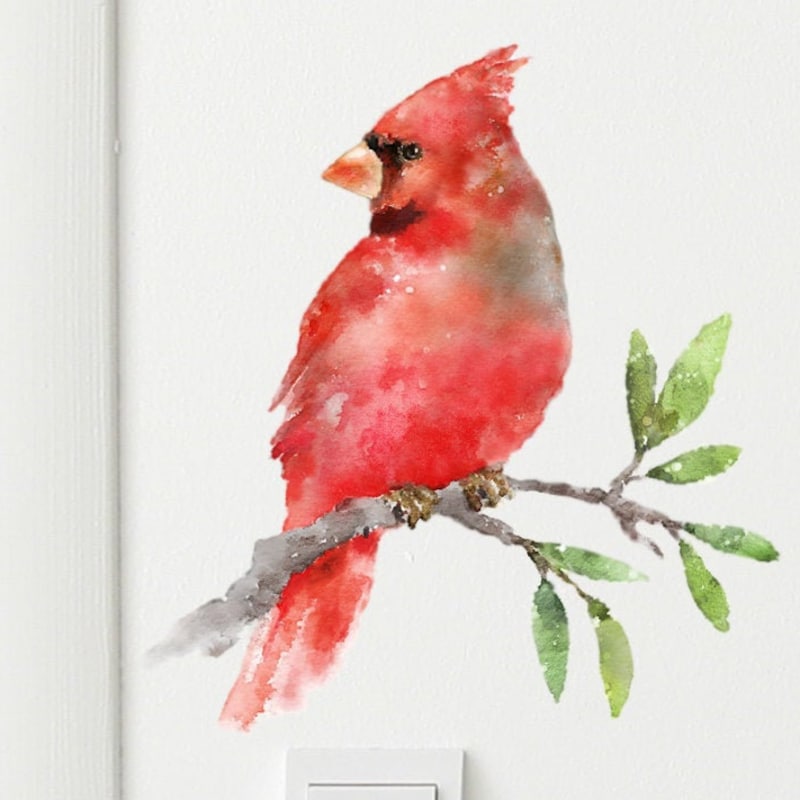 Cardinal Decal - Etsy
