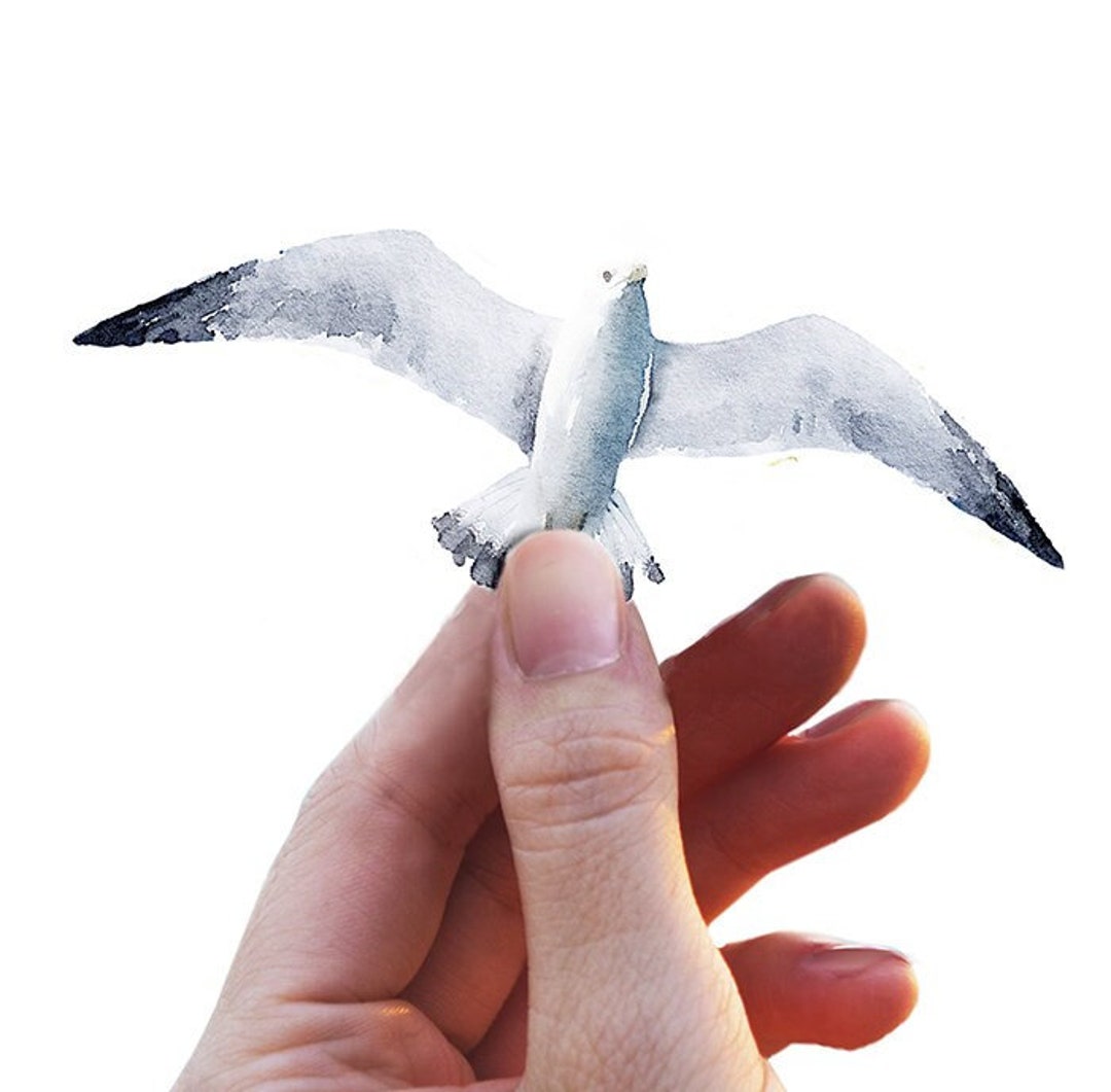 Seagull Flying, Seagulls Fabric Wall Stickers, Seagull Decal, Gull ...