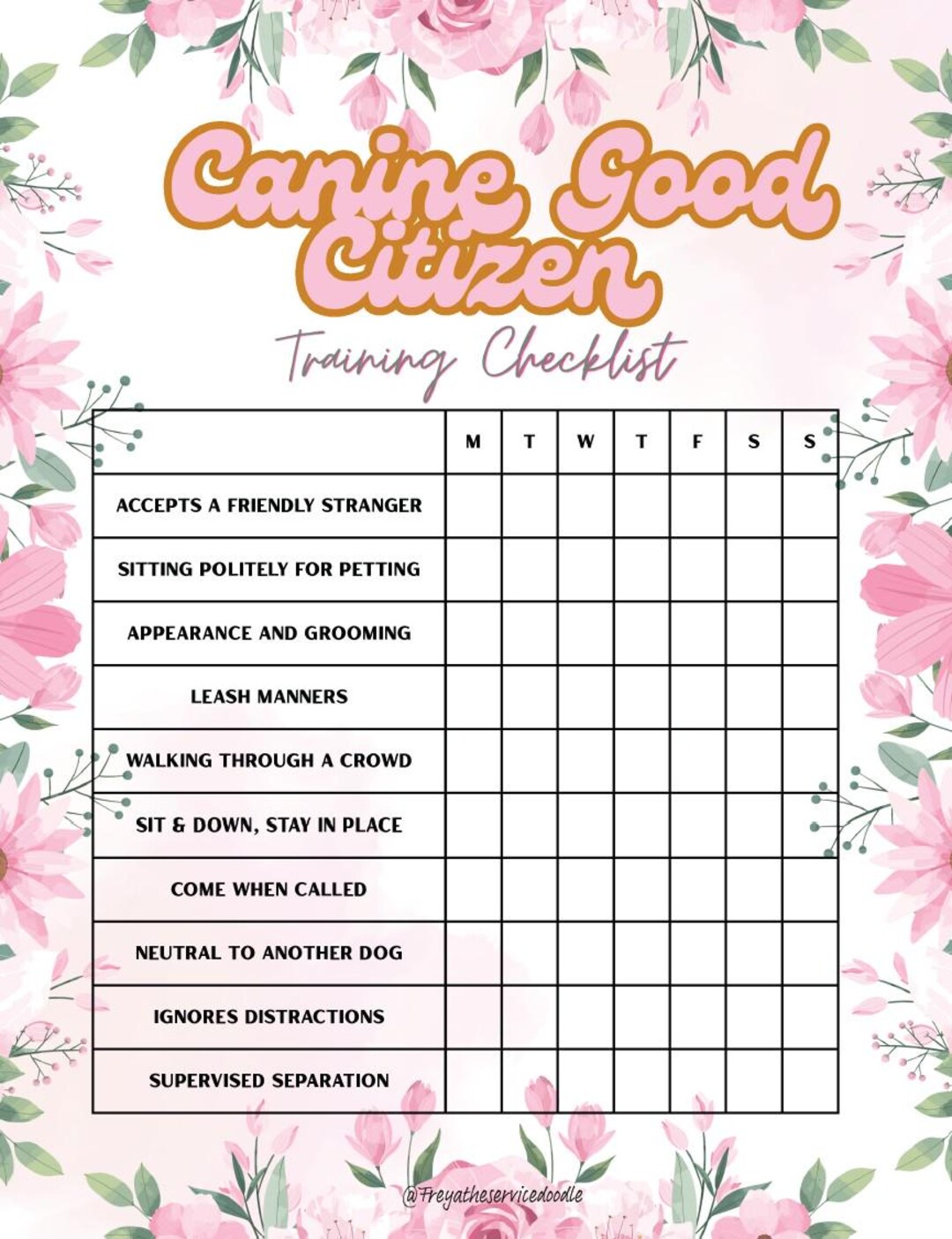 AKC Dog Training Checklist, Canine Good Citizen, Trick Dog Titles ...