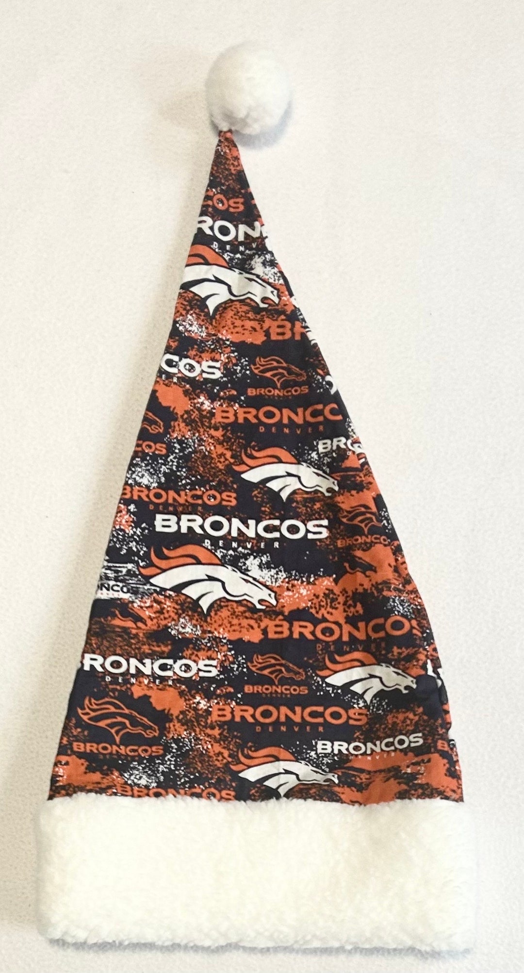 Denver Broncos- Adult Santa Hat - Etsy