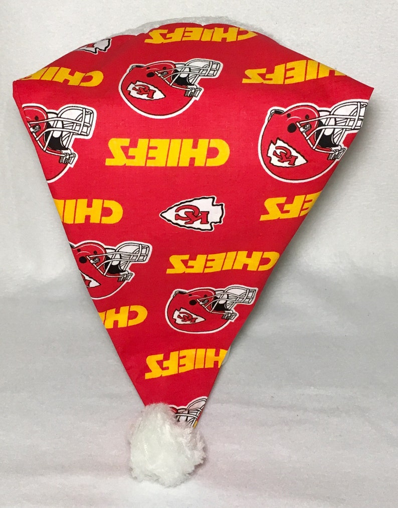 Kansas City Chiefs- Adult Size Santa Hat - Etsy