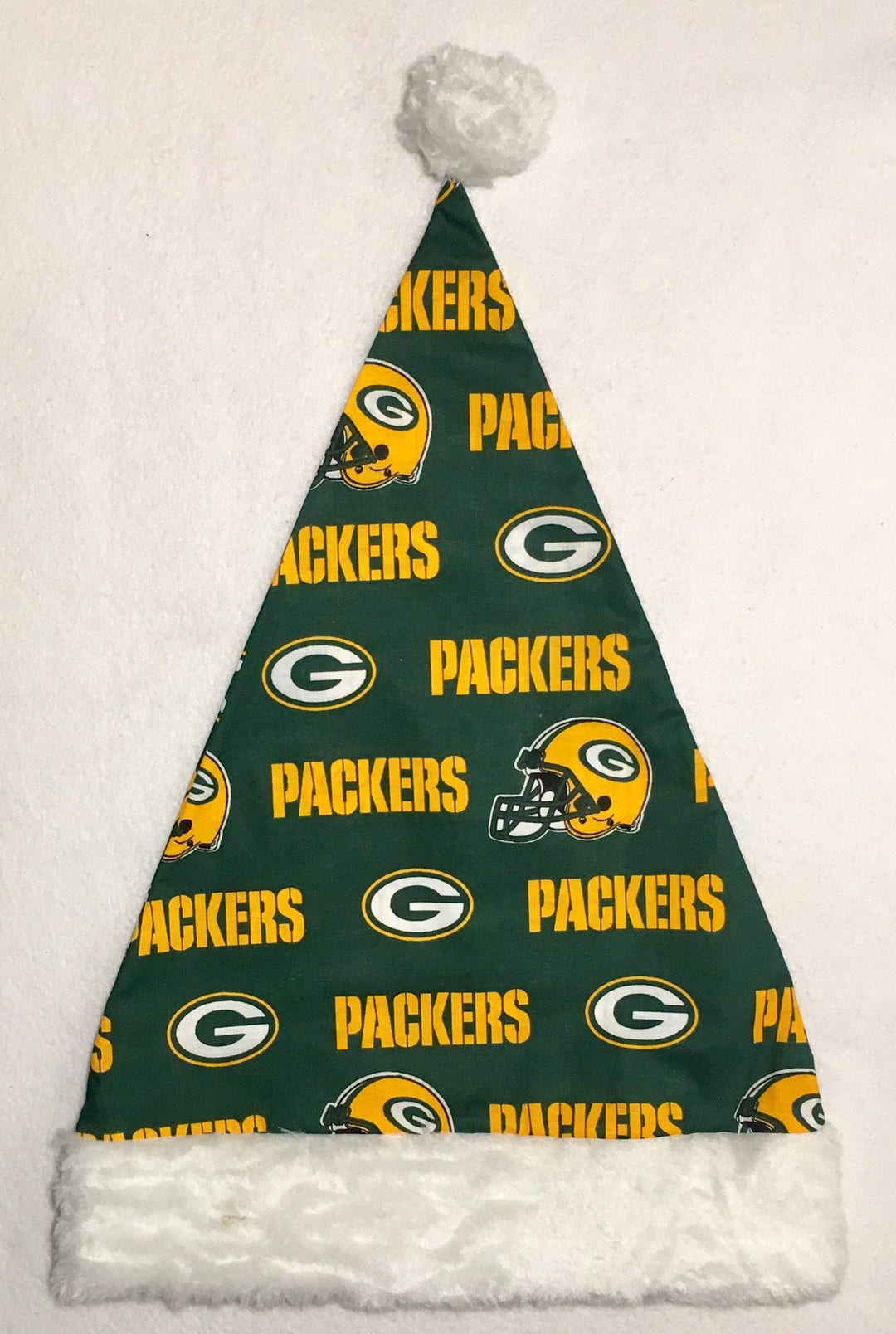 Green Bay Packers- Adult Santa Hat - Etsy