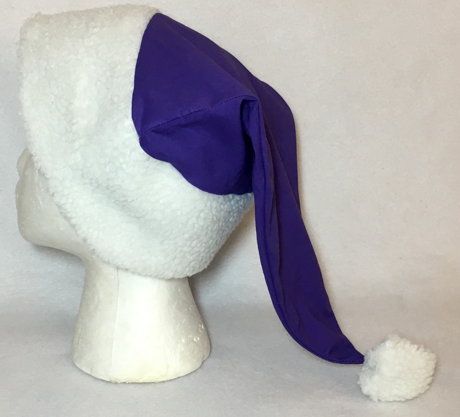 Purple Adult Size Santa Hat - Etsy