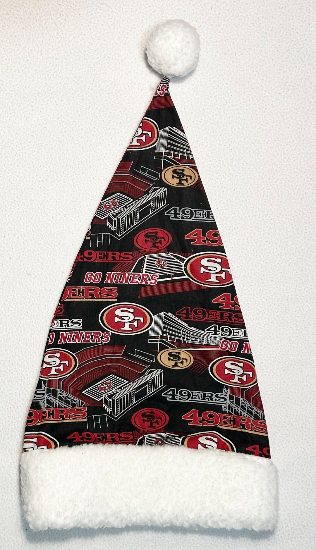 San Francisco 49ers Santa Hat - Etsy
