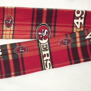 San Francisco 49ers- Fleece Scarf - Etsy
