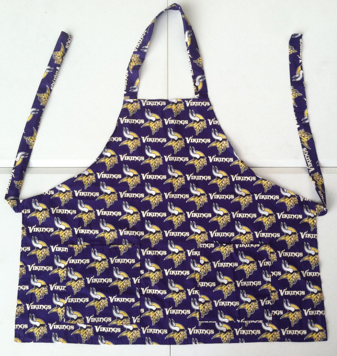 Minnesota Vikings - Full Size BBQ Apron With Pockets - Etsy