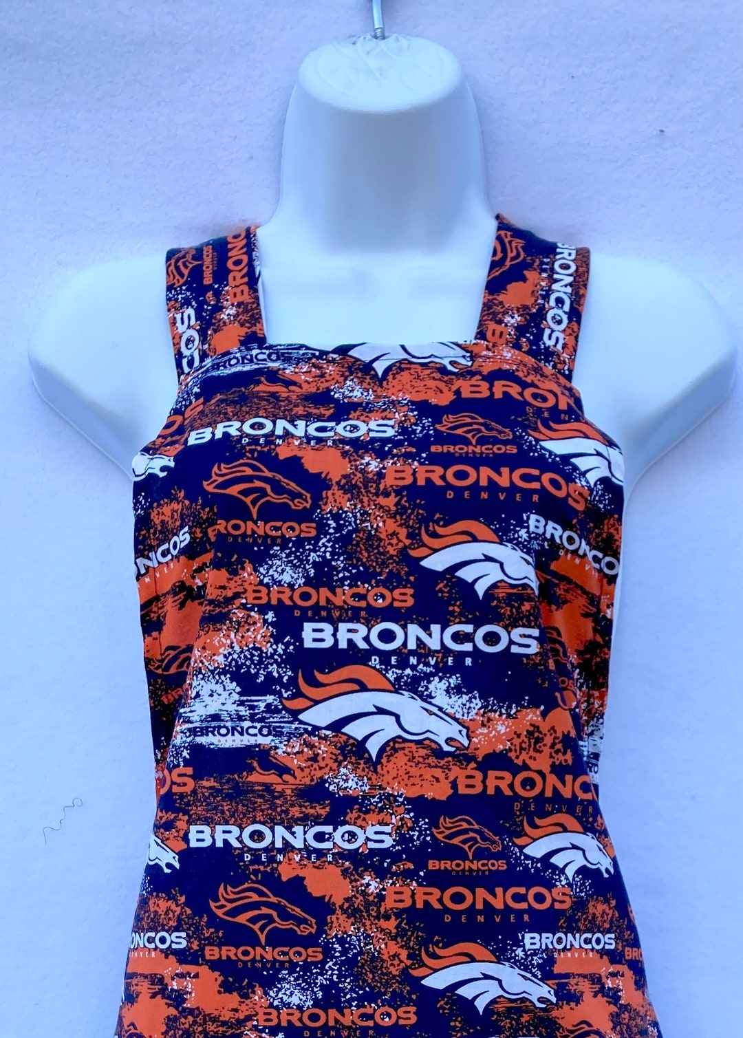 Denver Broncos- Full Size BBQ Apron With Pockets. - Etsy
