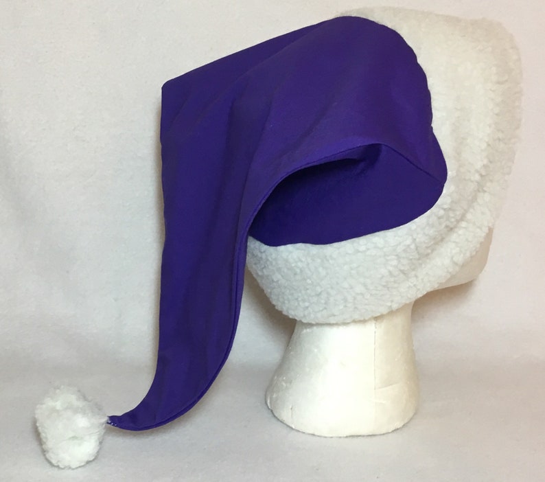 Purple- Adult Size Santa Hat - Etsy Australia