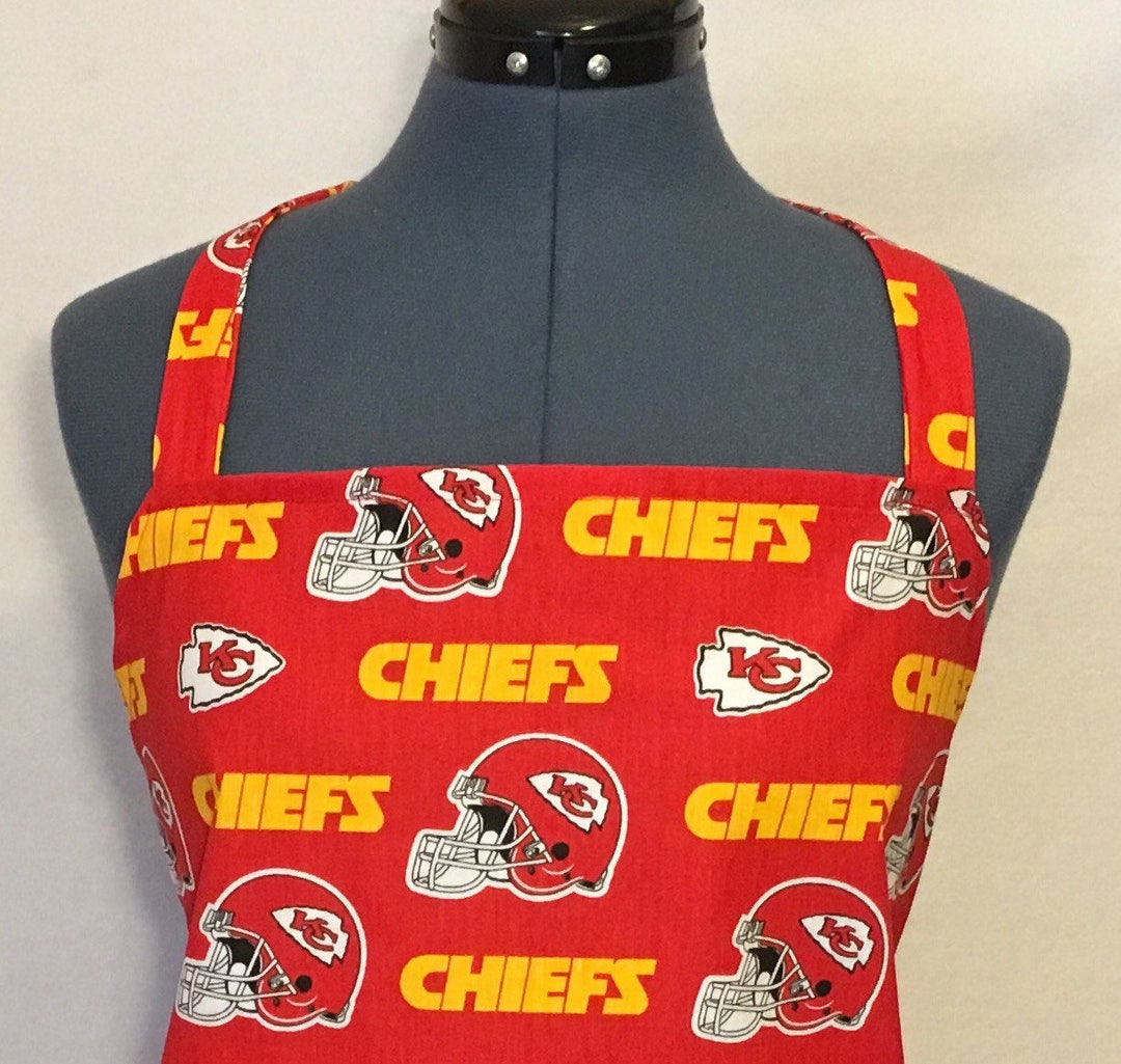 Kansas City Chiefs- Full Size BBQ Apron With Pockets - Etsy