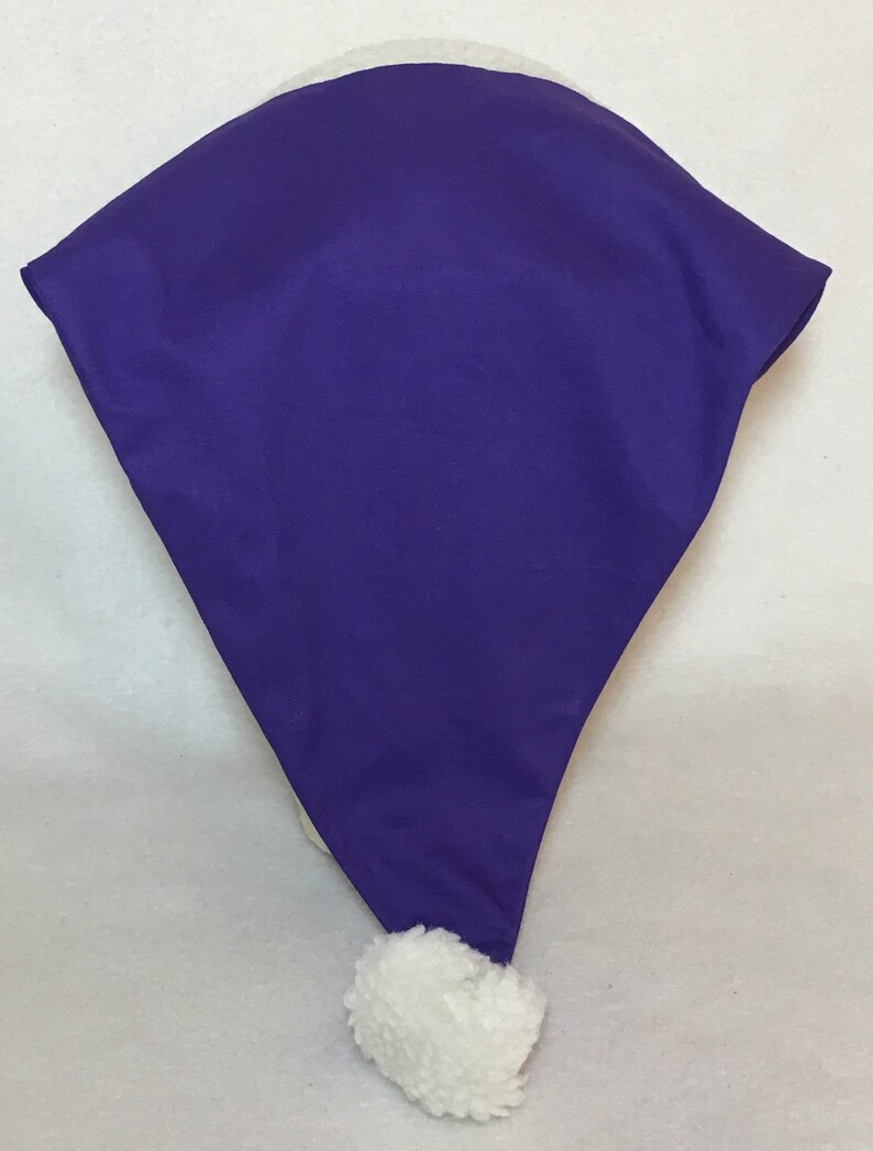 Purple Adult Size Santa Hat | Etsy
