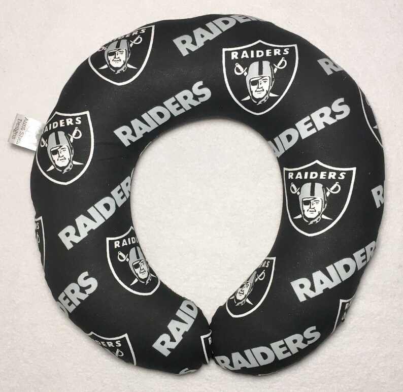 Oakland Raiders Travel/neck Pillow - Etsy