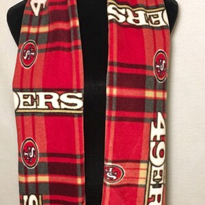 San Francisco 49ers- Fleece Scarf - Etsy