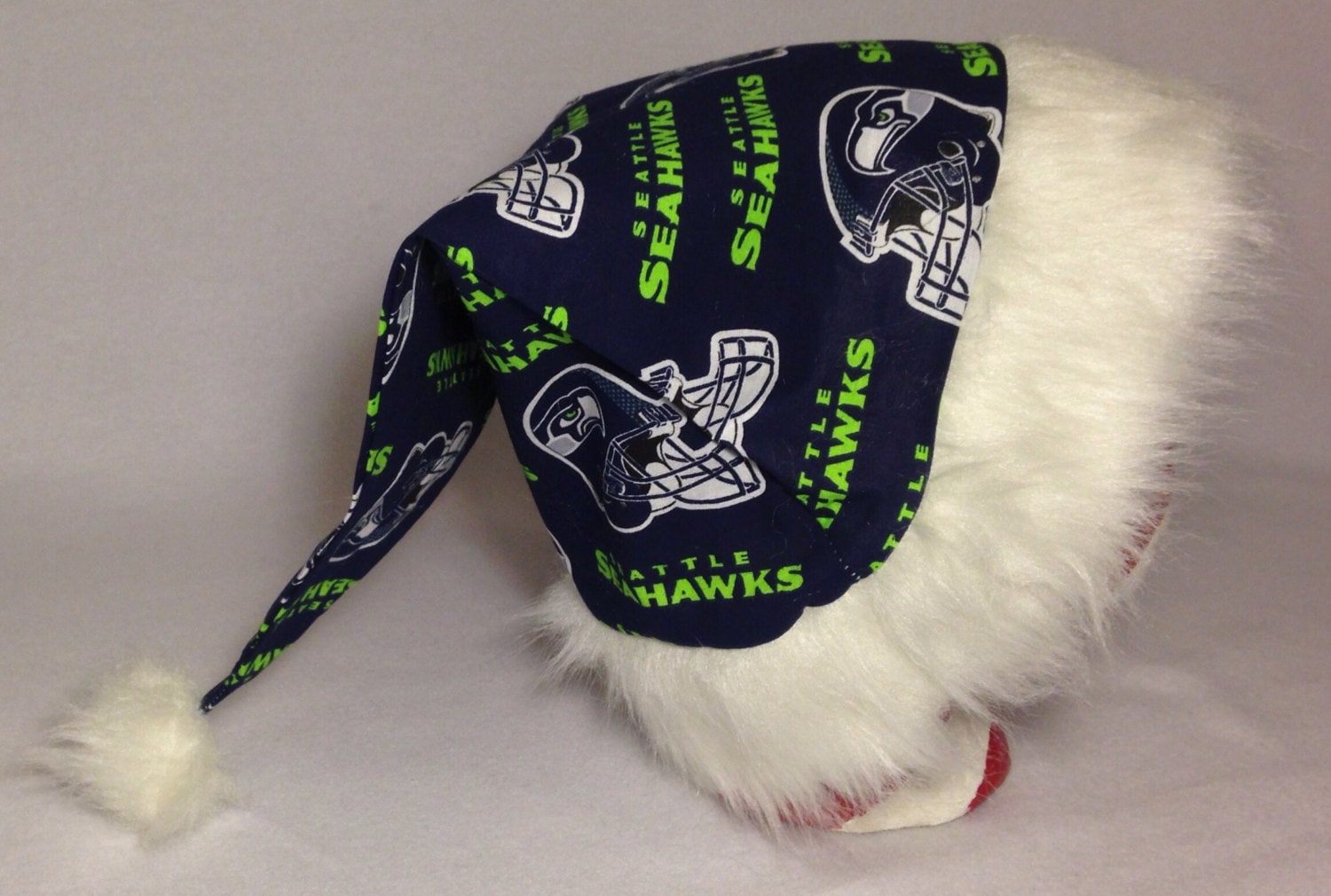 Seattle Seahawks Adult Santa Hat | Etsy