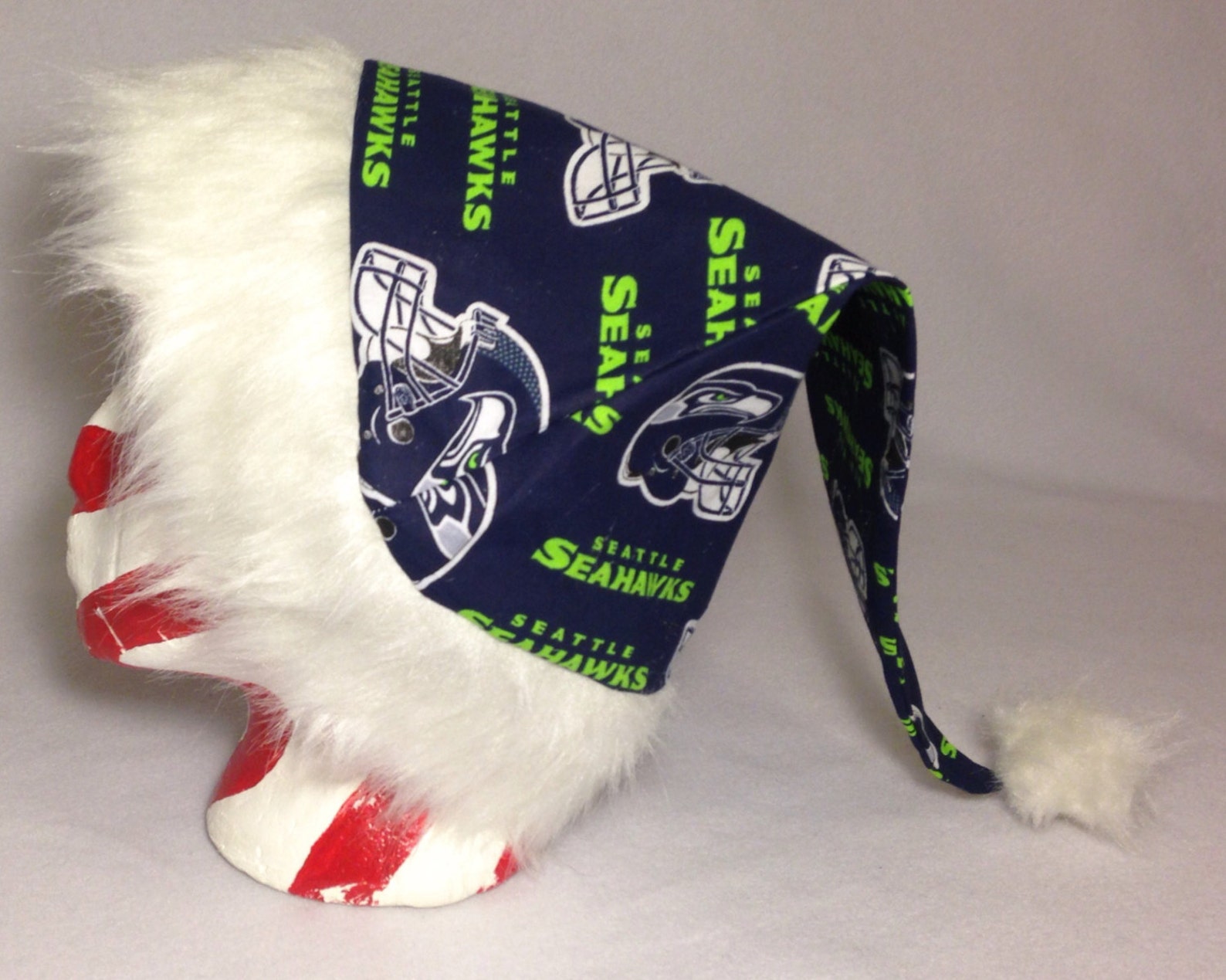 Seattle Seahawks Adult Santa Hat | Etsy