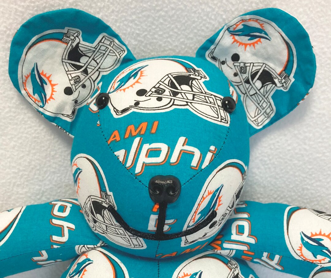 Miami Dolphins - Custom 20 Inch Bear - Etsy