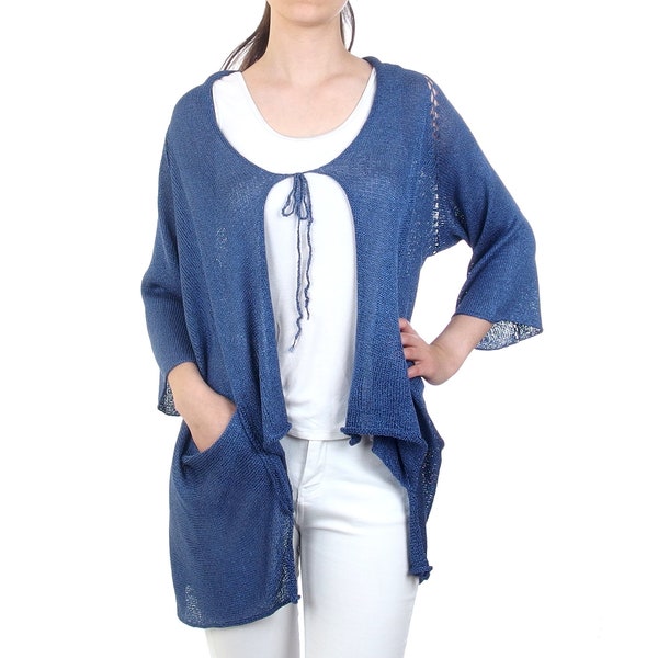 Tie Front Cardigan - Etsy