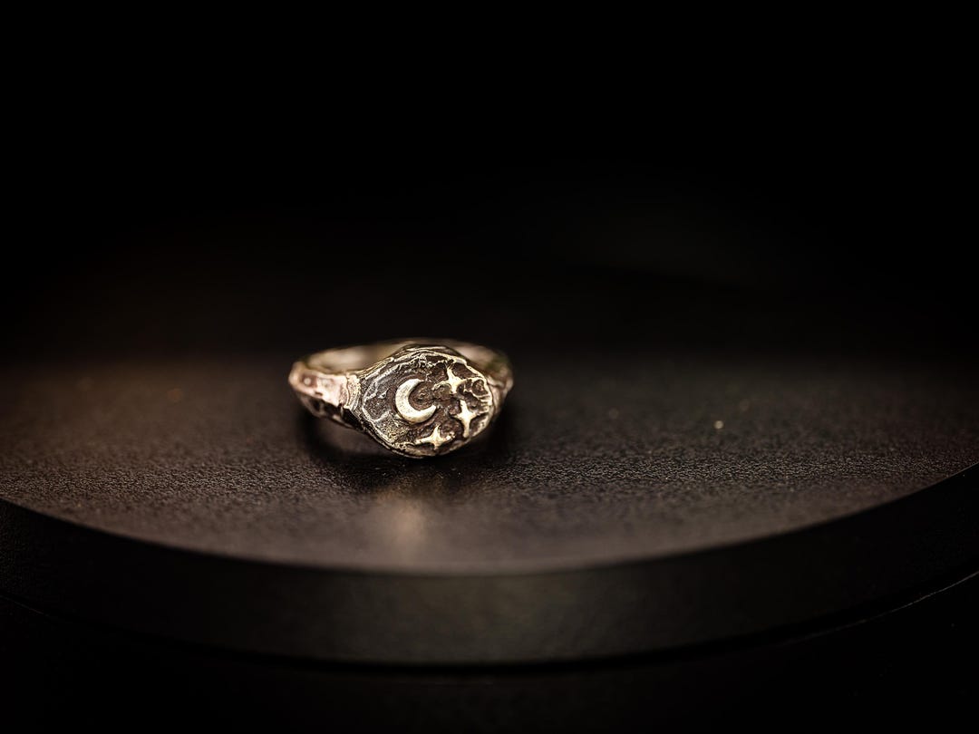 Celestial Realms Signet Ring- Sterling Silver - Etsy